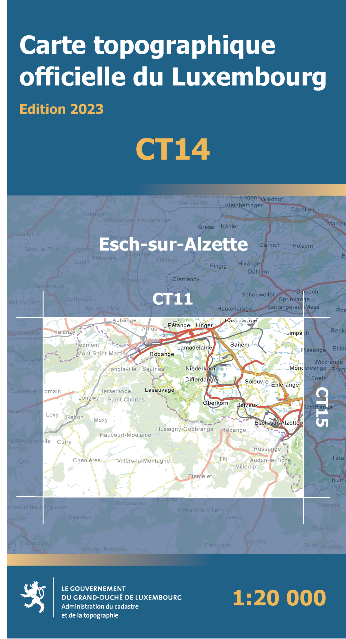 Carte CT14 - Esch-sur-Alzette — Portail du cadastre et de la ...