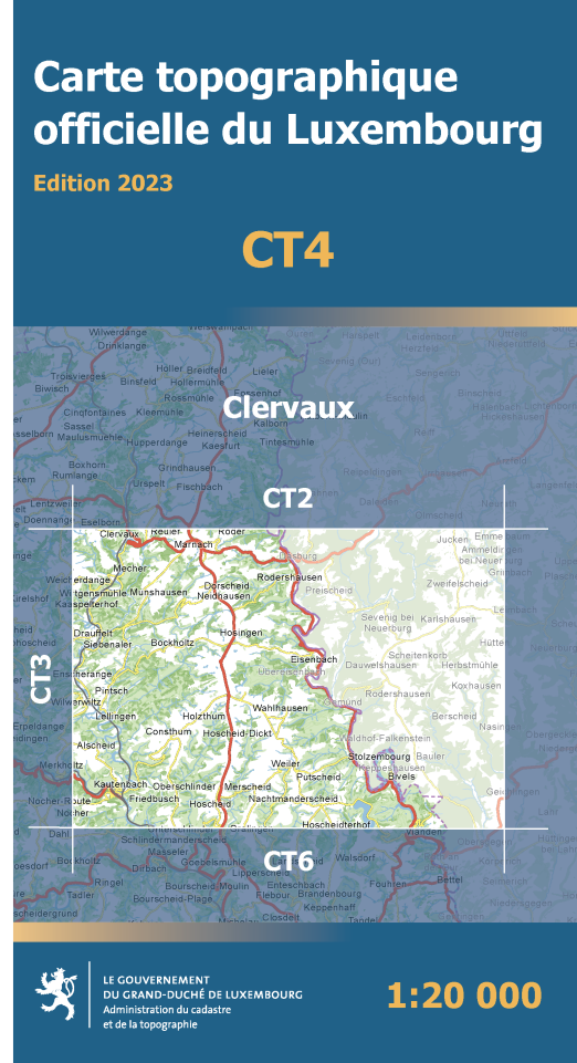 Carte CT4 - Clervaux — Portail du cadastre et de la topographie ...